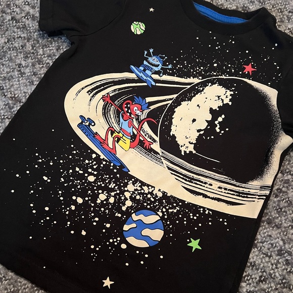 365 Kids | Shirts & Tops | B2g Free Kids Glow In The Dark Surfing ...